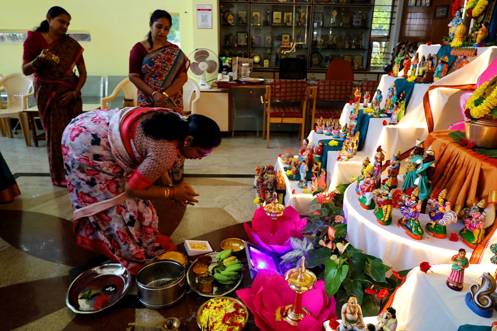 Dasara Kalasha installation in JGRVK – Ramamurthy Nagar – JGRVK CBSE
